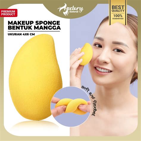 Jual Shape Spon Mangga Spon Buah Spons Sponge Beauty Blender Puff Foundation Spon Mango 1