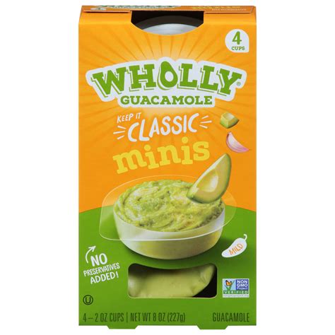 Wholly Guacamole Classic Mild Minis Main