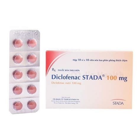 Thuốc Diclofenac 100mg Tác Dụng Cách Dùng Và Lưu Ý Quan Trọng