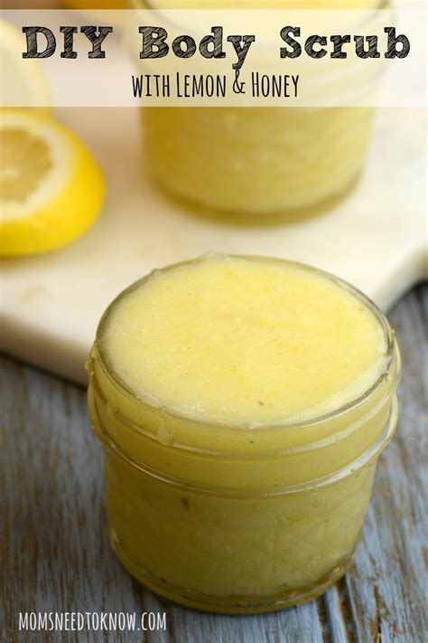 Homemade Body Scrub With Lemon And Honey Moms Need To Know