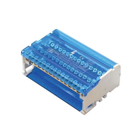 Din Rail Terminal Block Distribution Four Pole Distribution Blocks Power Distribution Box And