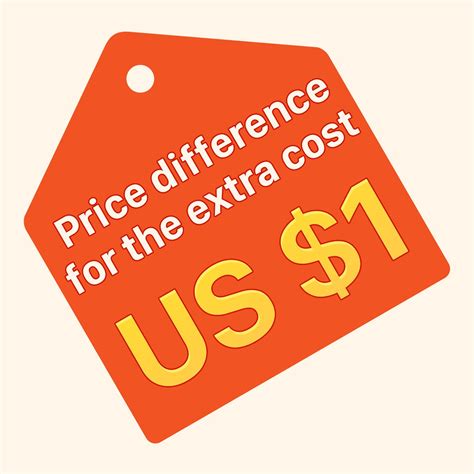 Sólo Por La Diferencia De Precio De Us 1 Por Un Costo Adicional