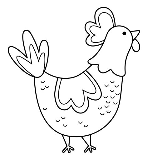 Sculpture Clipart Black And White Hen