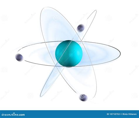 De Kern Van Het Atoom Stock Illustratie Illustration Of Chemie 10710753