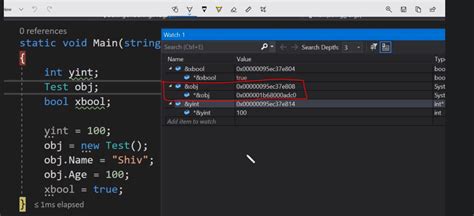 Net Do Object Variables In C Store The Actual Object Data Directly