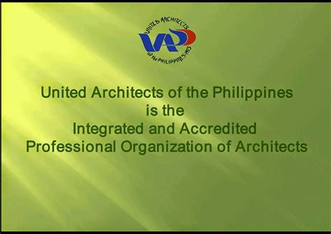 Uap Is The Iapoa ~ United Architects Of The Philippines