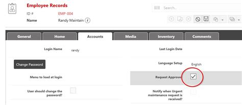 To Set Up Request Approval