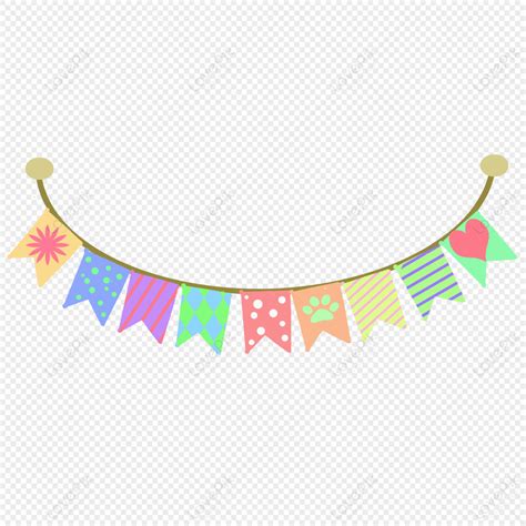 Small Bunting Bunting Flag Cartoon Png Image Image And Picture For