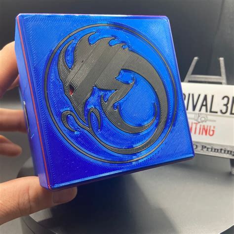 Dark Green Mtg Deck Box Etsy