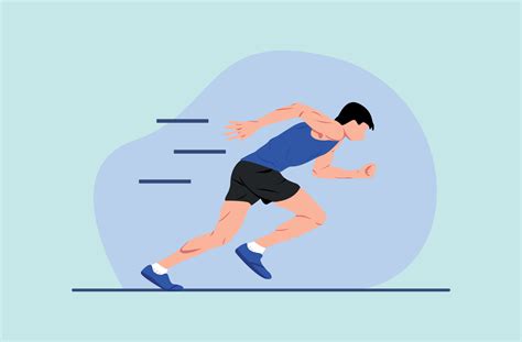 Vector Illustration Design Of People Running Sports 13257170 Vector Art
