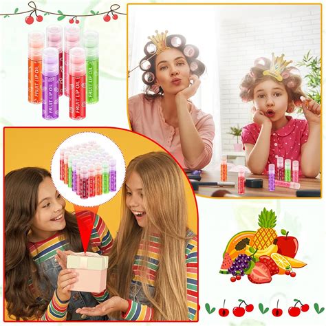 Dansib 30 Unidades De Aceite De Labios De Frutas Brillante Para Niñas Y