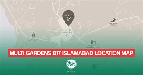 Multi Gardens B17 Islamabad Map Multi Gardens B17