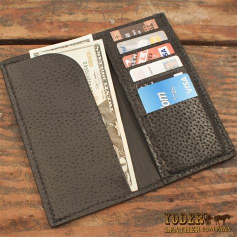 Brown Alligator Rodeo Checkbook Wallet Yoder Leather Company