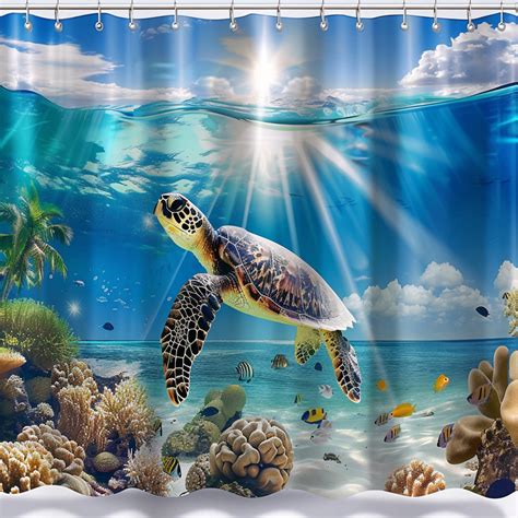 Transform Your Bathroom Into An Underwater Paradise With Our Turtle