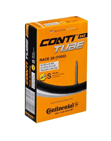 Continental Race 28 Presta Valve Road Tube 700x2025c Andos Cycleworks