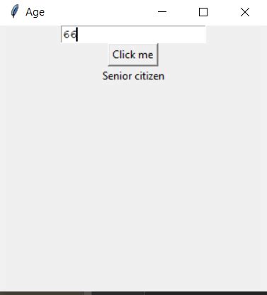 Solved Using Tkinter Create A Gui Interface Which Accepts Input Of Of An Course Hero
