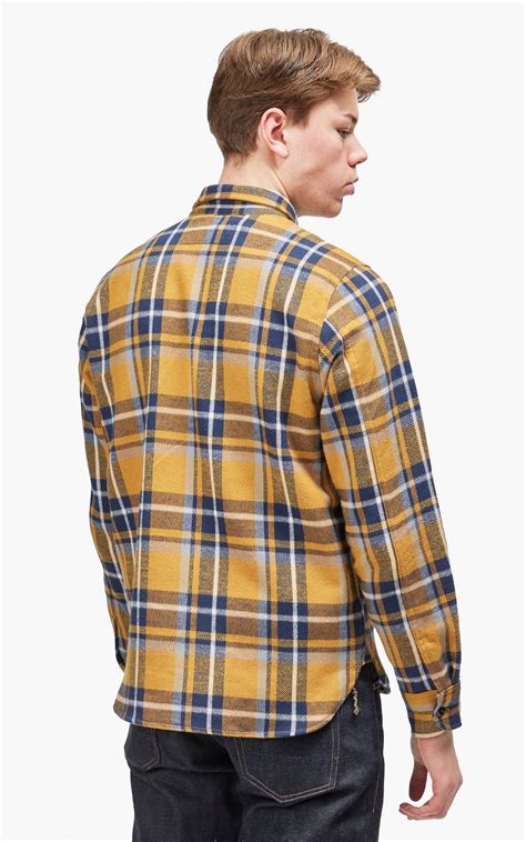 Rogue Territory Field Shirt HB Plaid Gold Cultizm