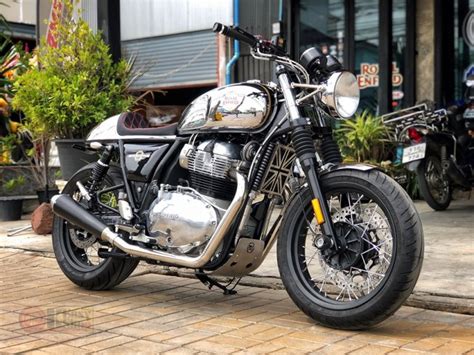 Modified Royal Enfield Interceptor Int 650 Gets A Pinch Of Cafe Racer