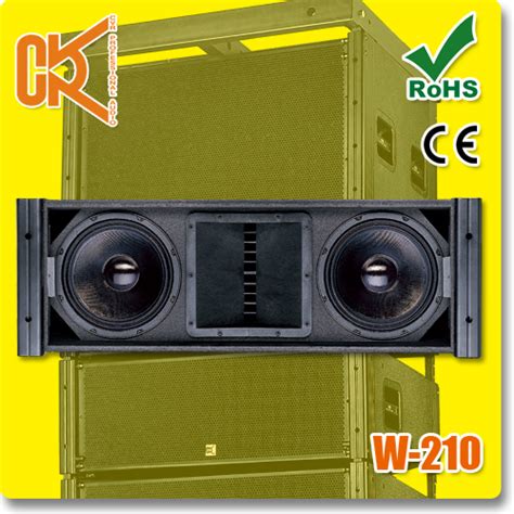Dual Inch Waterproof Line Array Speaker System W Lf W Mf Power Handling Hz