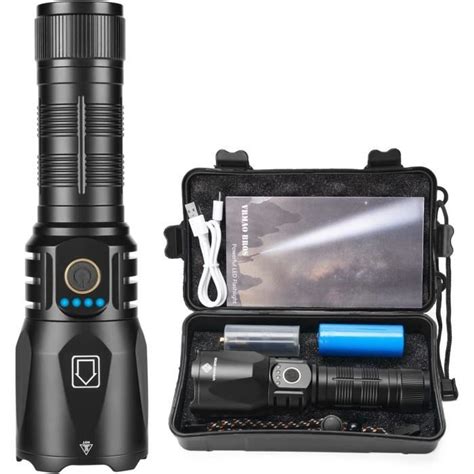 Lampe Torche Led Ultra Puissante Lampe Torche Rechargeable 20000 Lumen