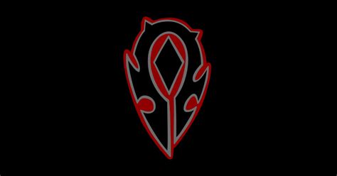 Horde Crest World Of Warcraft Sticker Teepublic
