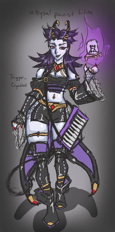 Abyssal Pianist Lilith Paladins Rough Draft By Gh0stieg00 On Deviantart