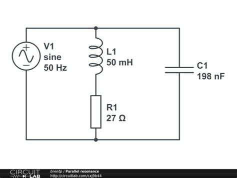 Parallel Resonance CircuitLab