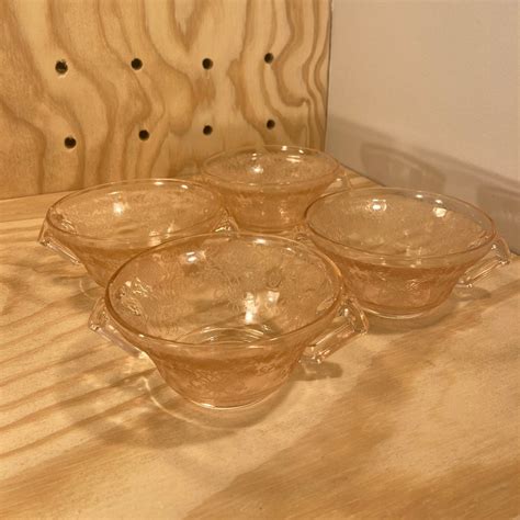 Pink Depression Glass Patterns Etsy
