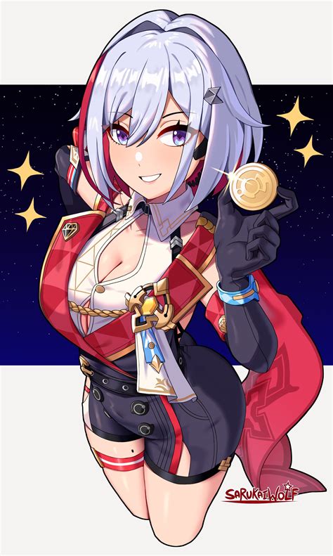 Topaz Honkai And 1 More Drawn By Sarukaiwolf Danbooru