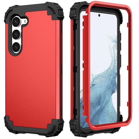 Dteck Case For Galaxy S Plus Drop Protection Rugged Shockproof Rubber Military Protective