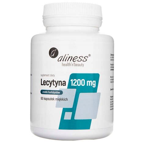 Lecytyna sojowa 1200 mg 60 kapsułek elastycznych 13565050506 Allegro pl