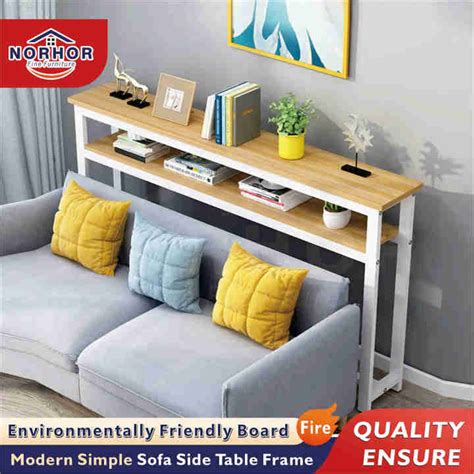 Norhor Sofa Side Table Rack Storage Rack Behind The Bed Narrow Shelf Bedside Table Storage Small