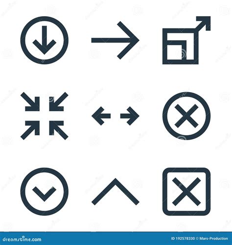 Linear Expand Icon From Arrows Outline Collection Thin Line Expand Vector Isolated On White