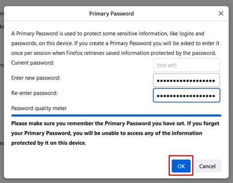What Is A Firefox Primary Password And How To Create One Technipages