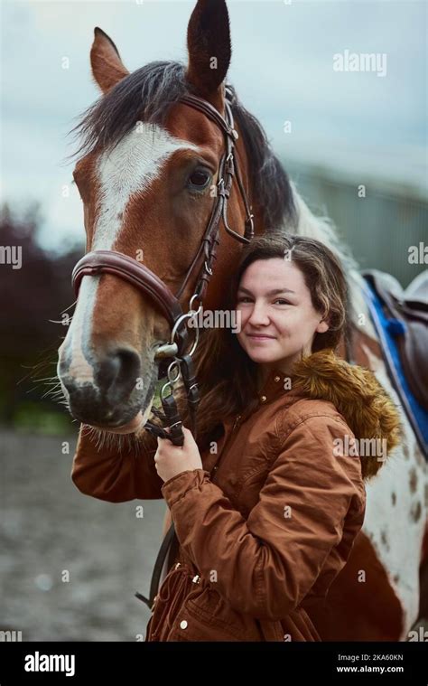 Who Could Feel Down When Its Time To Saddle Up A Teenage Girl Standing