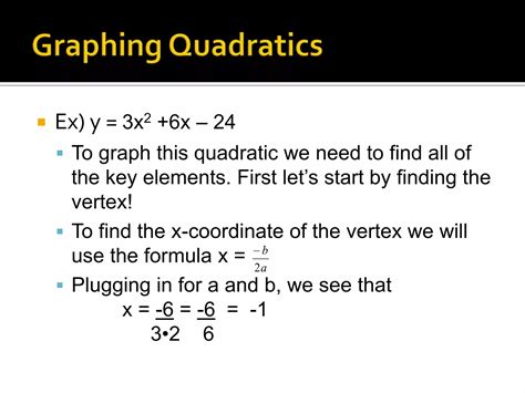 Graphing Quadratic Equations PPTX Physics Science