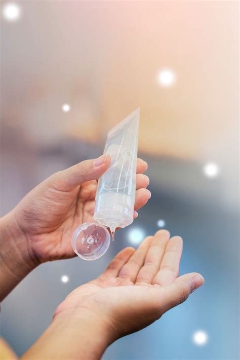 Woman Using Alcohol Hand Sanitizer Free Photo Rawpixel