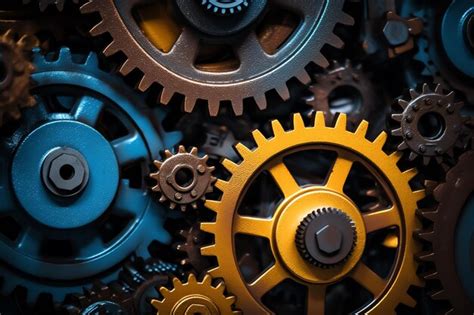 Premium Ai Image Generative Ai Gears Nuts And Bolts