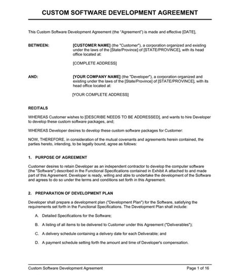 Get A Good Software Development Contract Template From Here