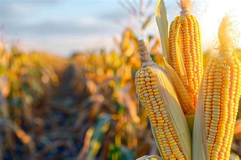 Premium Photo Beautiful Corn Field And Corn Ai Generated Picture
