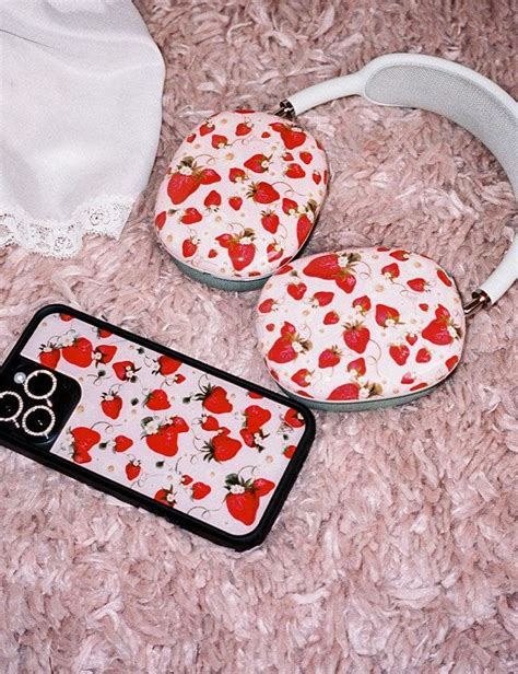 Wildflower Strawberry Fields Airpods Max Cover Wildflower Cases
