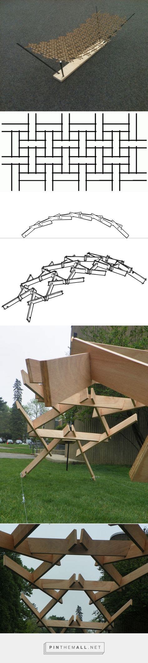 Reciprocal Frame Structure On Behance Created Via Pinthemall