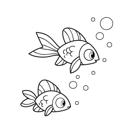 Página 4 Imágenes De Dibujos Para Colorear Peces Descarga Gratuita
