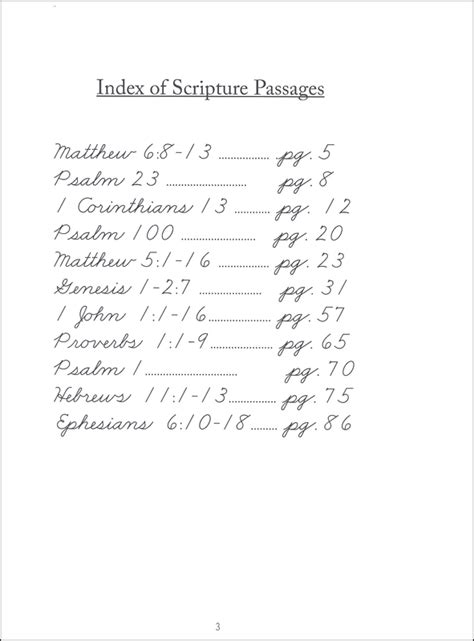 Genesis In Cursive