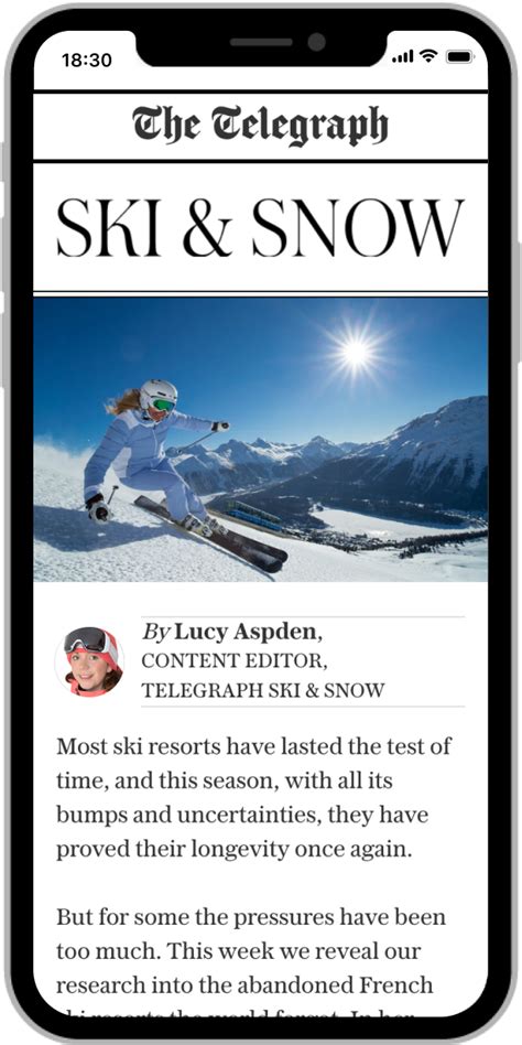 The Telegraph Ski And Snow Newsletter Winter Travel Inspiration