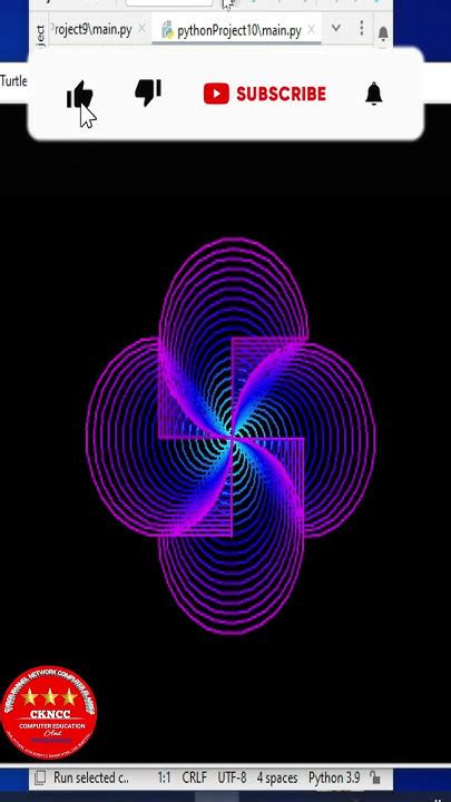 python turtal project shorts reels viral shorts viral ckncc python