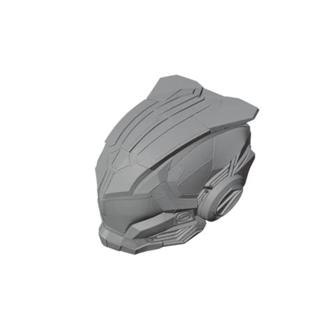 🪖 Futuristic Sci Fi Combat Helmet Stl Obj Glb For 3d Printing