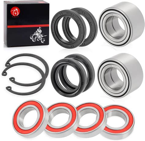Front Wheel Bearing Seal Kits Compatible With Yamaha