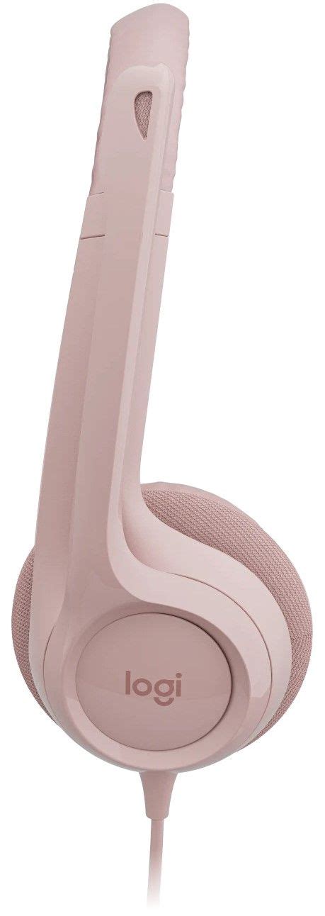 Слушалки с микрофон Logitech H390 розови Ozone Bg