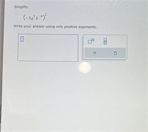 Solved Simplify A B Write Your Answer Using Only Chegg